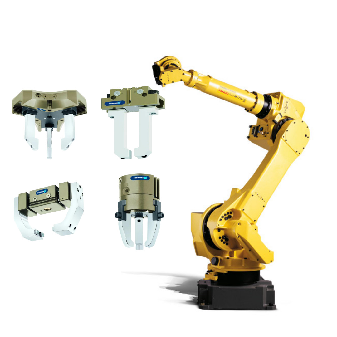 Полезная нагрузка 50 кг Достижение 2050 мм FANUC M-710iC/50 Ручная ...